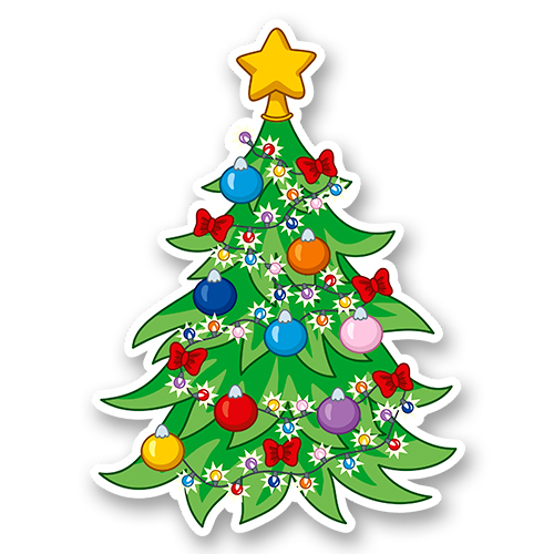 Купить стикер Новый год. Новогодняя ёлка - Праздники